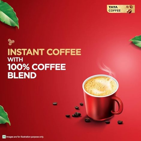 Tata Coffee Grand Premium Instant Coffee, 90g / 100g, Powder, Bag/Pouch ...